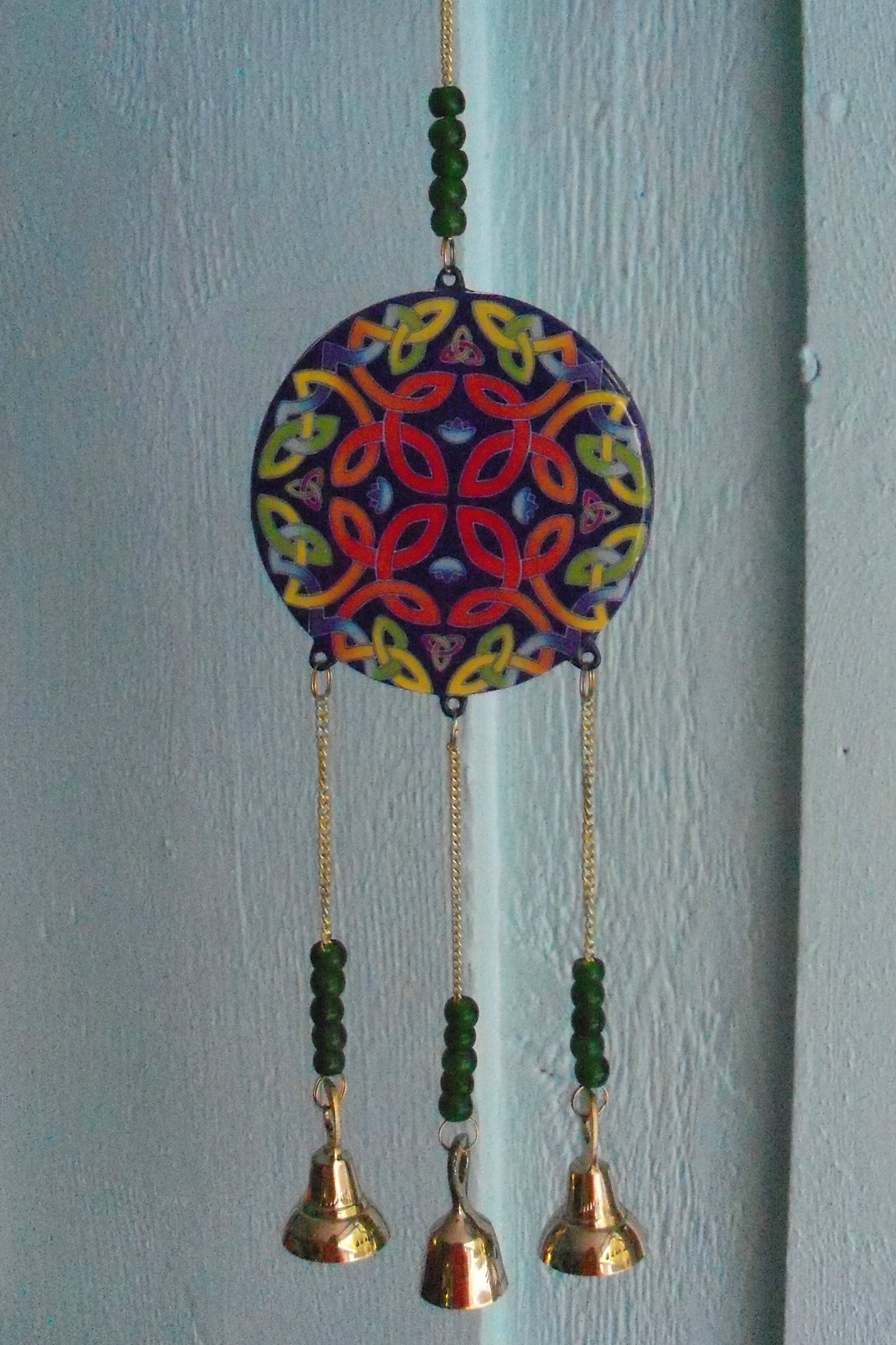 Stainless Steel Celtic Weave Wind Chime • Irish Ann